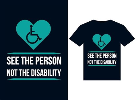 Vea Las Ilustraciones De Person Not The Disability Para El Diseño De
