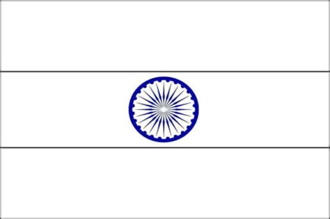 India Flag Coloring Page Turkau