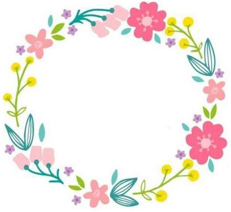 1번째 이미지 꽃그림 크리스마스 카드 동그라미 라벨