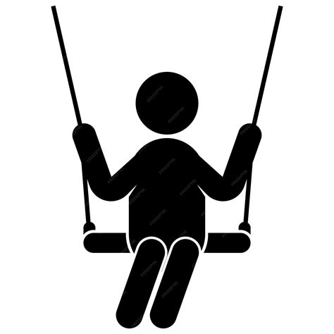 Premium Vector Swing Icon Vector Illustration Symbol Design