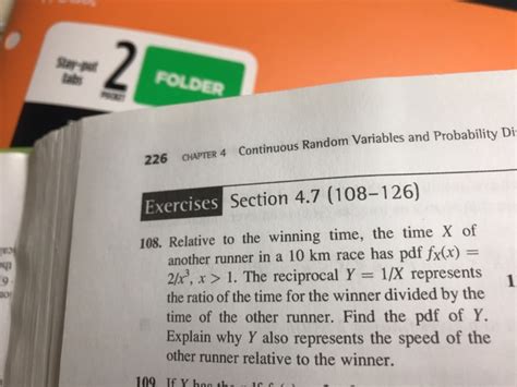 Solved Folder Chapter 4 Continuous Random Variables And