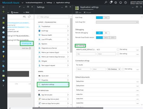 How To Enable Local Cache In Azure App Service