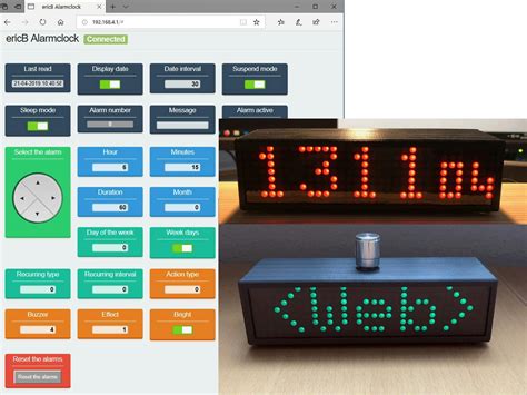 Alarm Clock With Web Interface Wake Up Light Temp And More