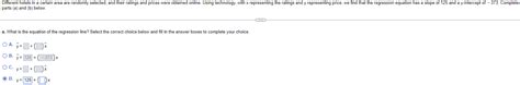 Solved parts (a) and (b) below. a. What is the equation of | Chegg.com