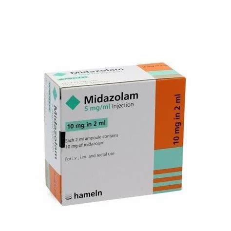 Midazolam 10 Mg Injection At ₹ 3500 Vial Mezolam In Tirwaganj Id 2856399042633