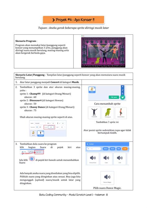 Modul Pelatihan Coding Scratch Level PDF