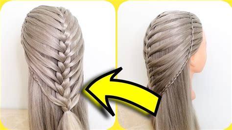 مدل موی نیمه باز بافت فرانسوی مدل موی دخترونه Youtube