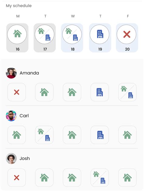 Hybrid Work Scheduling Software Flydesk