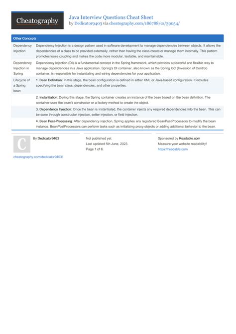 Job Interview Questions Cheat Sheet By Davidpol Common