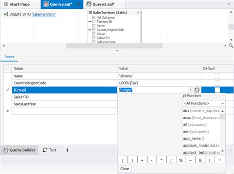 Working With Different Query Types