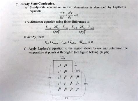 solved steady state conduction steady state conduction wo dimensions