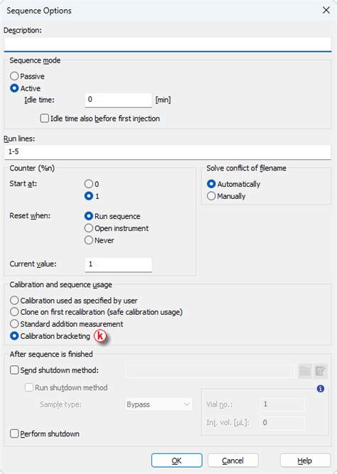 Compensating For Response Drift Using Bracketing
