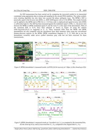 Single Phase Binary Phase Shift Keying Quadrature Phase Shift Keying Demodulators Using An XOR