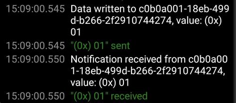 bluetooth lowenergy not able to write value to a specific