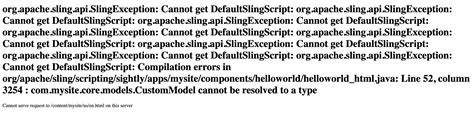 solved sling model issue adobe experience league community 559926