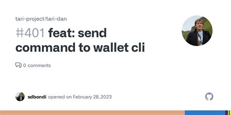 feat send command to wallet cli · issue 401 · tari project tari dan