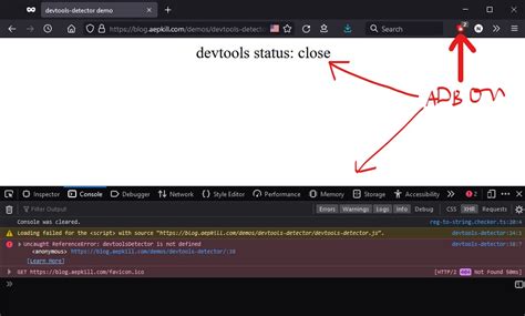 Not Working On Firefox Issue AEPKILL Devtools Detector GitHub