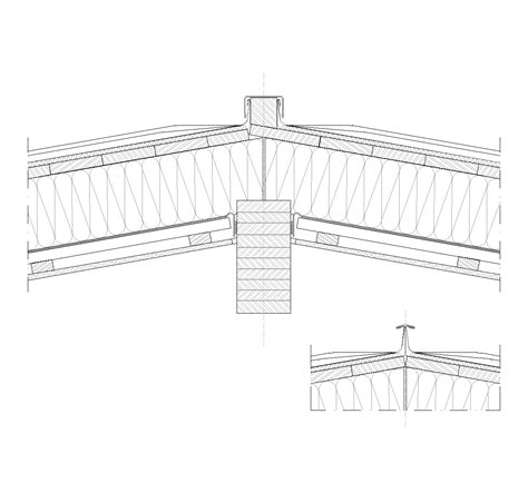 Detail Bubungan Atap X Lam Dwg Detail Cad Unduh Gratis