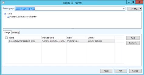 Get The Ranges And Values From Query Dynamicaot Using X In Ax