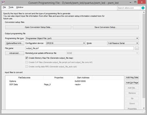 Quartus Prime 160 中通过jtag固化quartus Epcs16 Csdn博客