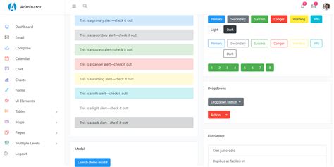 Flask Dashboard Example Adminator Codementor