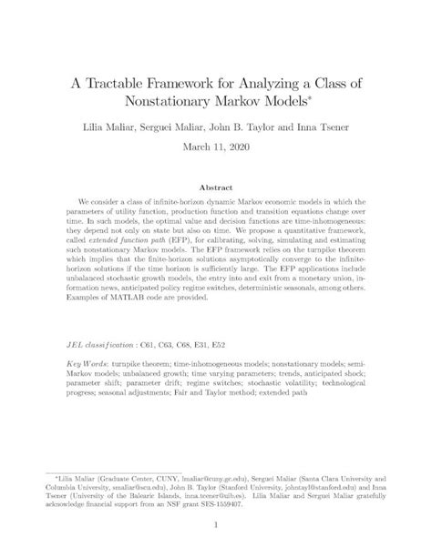 pdf a tractable framework for analyzing a class of