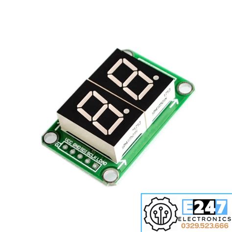 module led 7 seg 2 74hc595