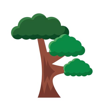 Leafy Tree Flat Style Icon 2475320 Vector Art At Vecteezy