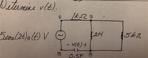 solved solve for v t using s domain circuit analysis