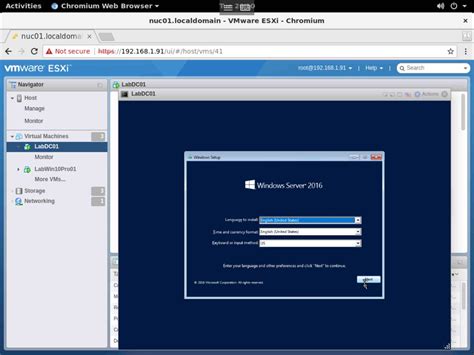 Installing The First Two Domain Controllers In The Vmware Esxi 67 Lab Environment Scott Installing The First Two Domain Controllers In The Vmware Esxi 67 Lab Environment Scott