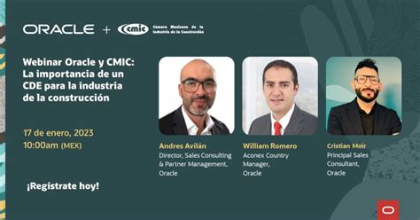 josue lozano en linkedin participe en este webinar y conozca oracle