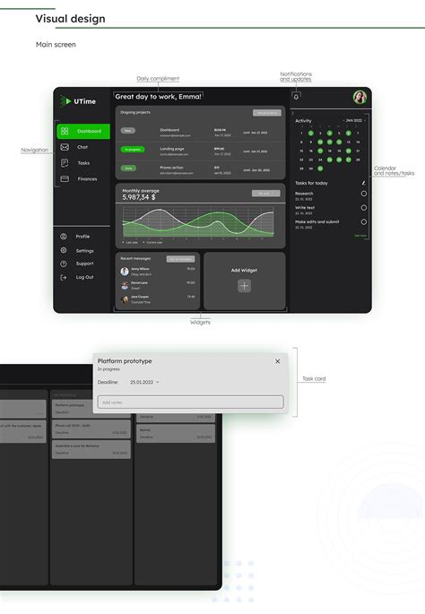 UX UI Dashboard Freelancer Dashboard Plugin Behance