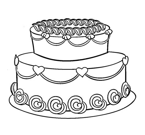 Torta Za Zaljubljene Bojanje Coloringlib