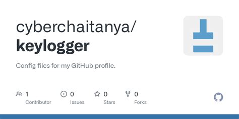 Github Cyberchaitanyakeylogger Config Files For My Github Profile