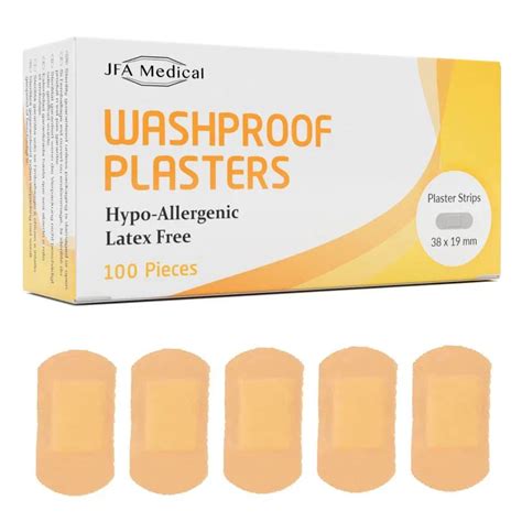 Jfa Washproof Plasters 38mm X 19mm X 100 Easymeds Easymeds Pharmacy
