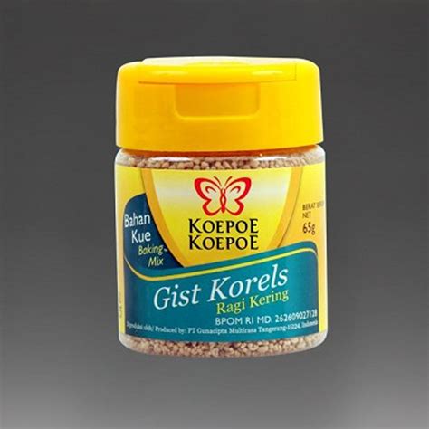 Koepoe Koepoe Ragi Kering Gist Korels 65 Gr 2 29 Oz Javanese Taste