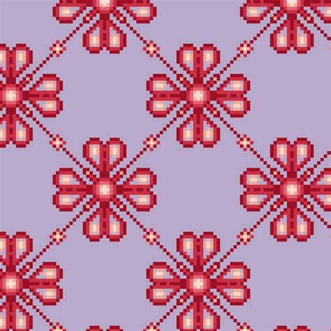 Free Vector Gradient Pixel Pattern Design