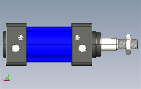 气缸设计图amc5x25step模型图纸免费下载 懒石网