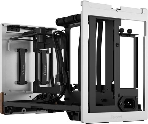 Fractal Design Terra Silver Mini Itx Small Form Factor Pc Case With Pcie 4 0 Riser