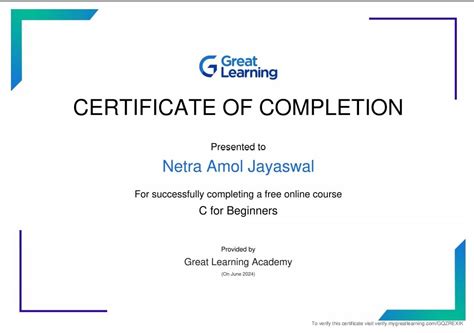netra jayaswal on linkedin greatlearning programming cprogramming