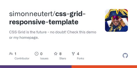 GitHub Simonneutert Css Grid Responsive Template CSS Grid Is The Future No Doubt Check