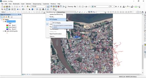 Perencanaan Wilayah Dan Kota CARA MELAKUKAN GEOREFERENCING PADA ARCGIS