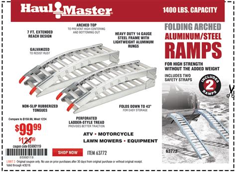 Harbor Freight Aluminum Ramp At Sabrina Evans Blog