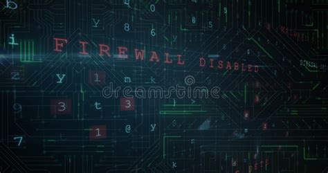 image of cyber attack warning and data processing over glowing computer