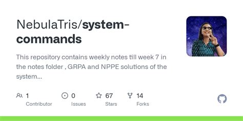 github nebulatris system commands this repository contains weekly