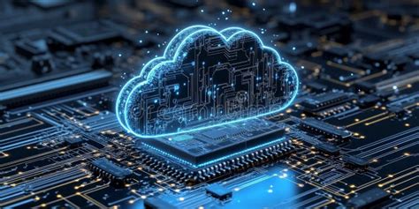 Cloud Computing Concept With Digital Data Network And Virtual Connections Stock Illustration