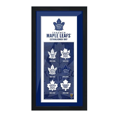 Nhl Toronto Maple Leafs Hockey Team Logo Art Frame 6 In X 15 In