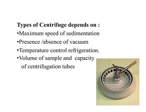 Biomedical Instrumentation Ii Parts Of Centrifuge Machine Centrifugation Techniques Uses Of