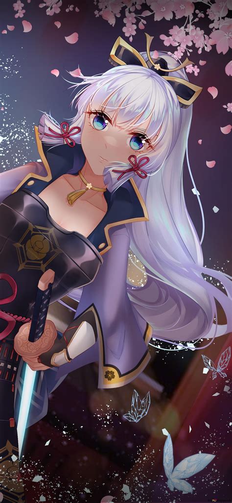 Genshin Impact Kamisato Ayaka Pink Flowers K Wallpaper Download