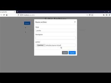 Cómo guardar archivos PDF en MySQL Guía completa MySQL YA